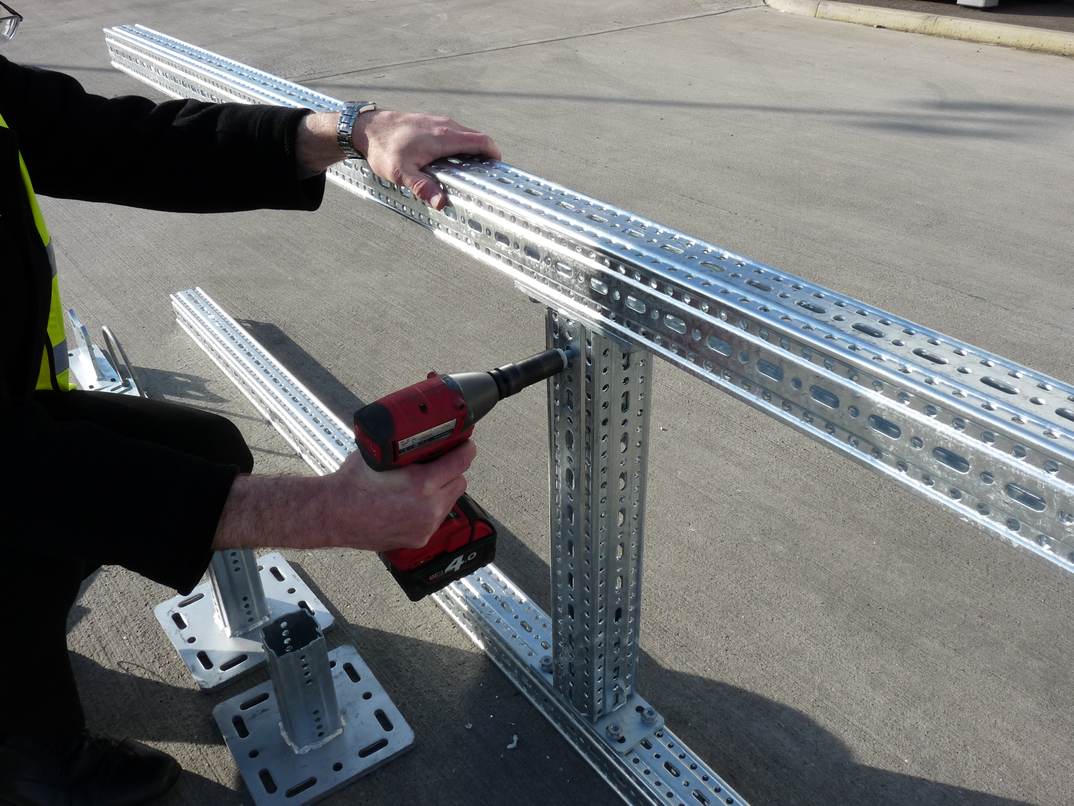 MIDFIX QMEXX above ground pipe support - MIDFIX